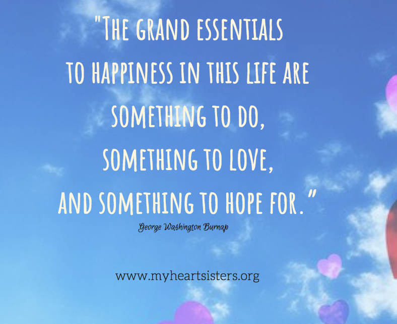 The importance of planning for everyday joy – Heart Sisters
